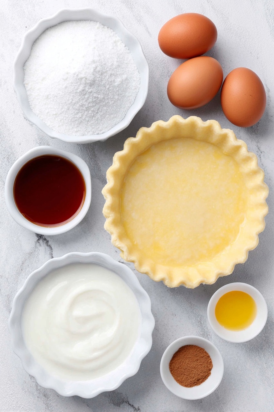 Egg Custard Pie - Irresistibly Creamy and Easy to Make